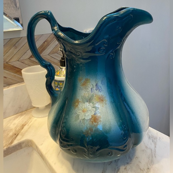 Unknown | Accents | Vintageantique Ironstone Pitcher | Poshmark